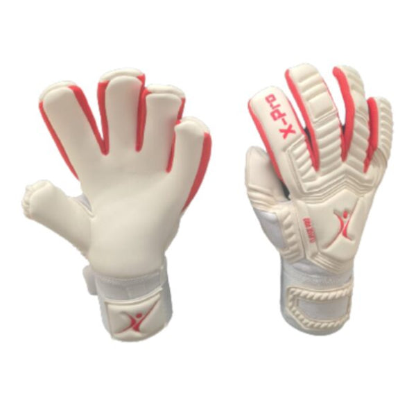 X-Pro Classic Pro - Negative GK Gloves - White/Red – Total Sport North East